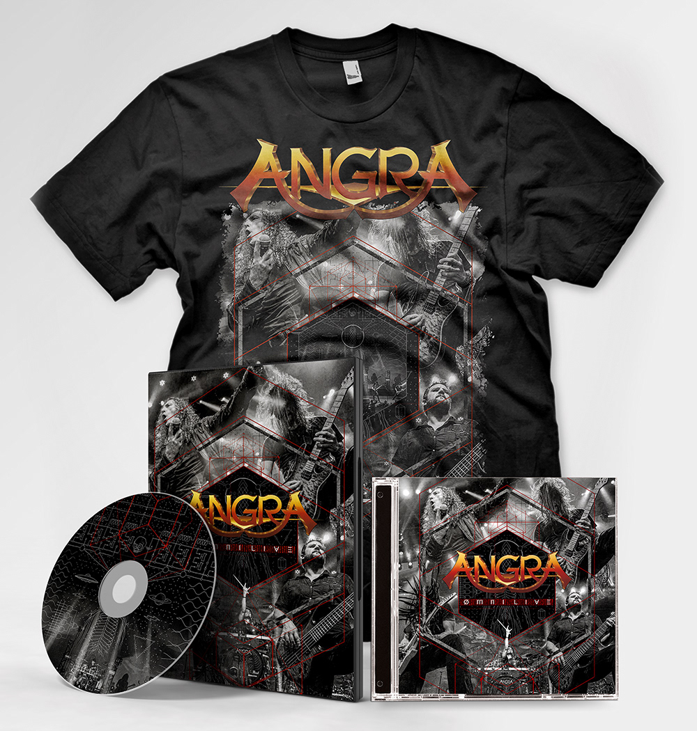 THE ART OF GUSTAVO SAZES - ANGRA / OMNI LIVE artworks, merch & layout