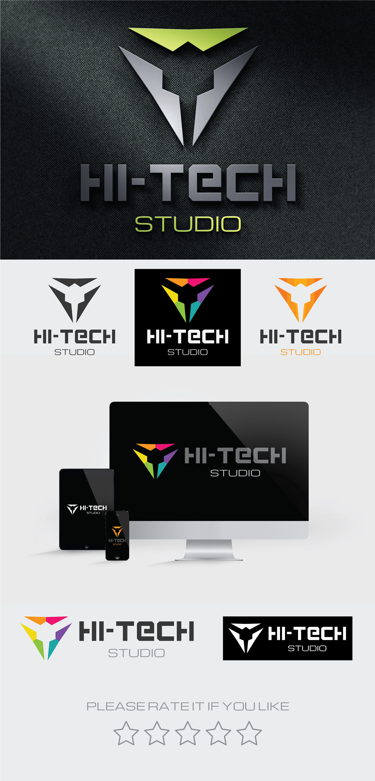 Jekson Graphics - Modern Hi-Tech Logo