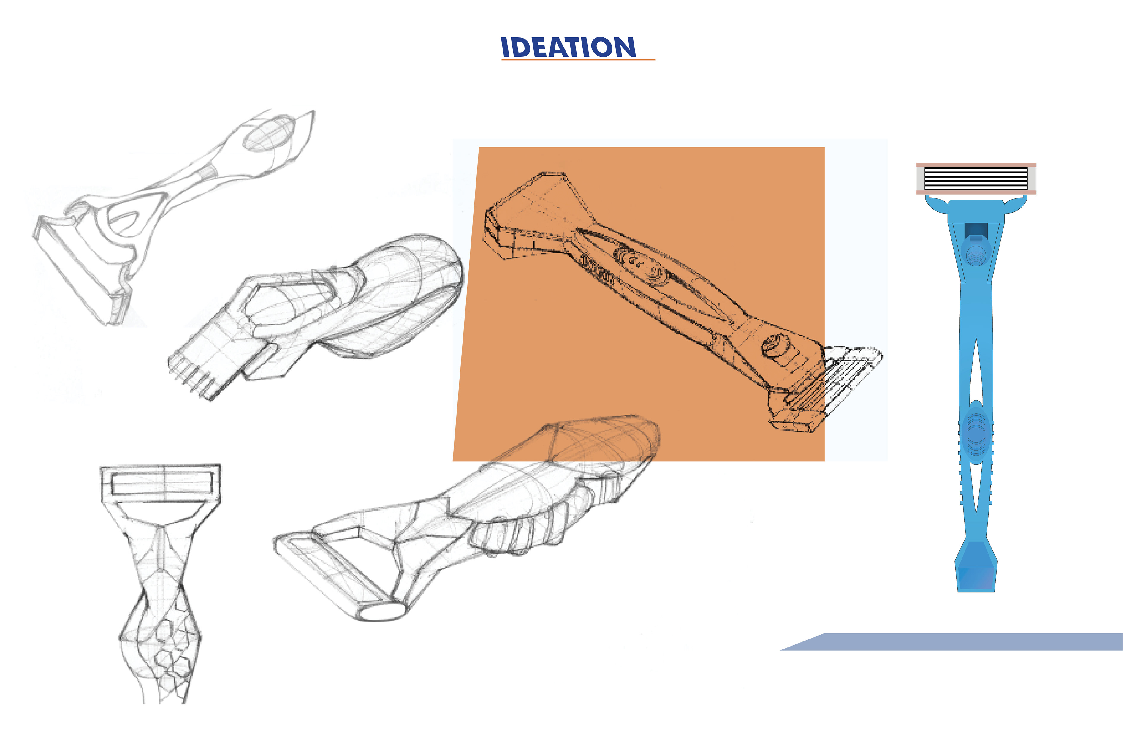Alex DeRoy - Gillette Razor Design