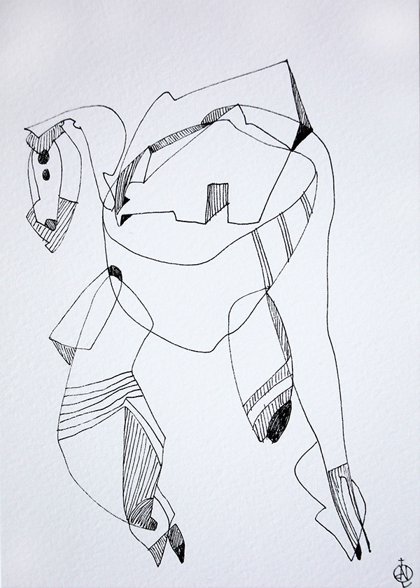 Daniela Tovar Artwork - Colorless Drawings I