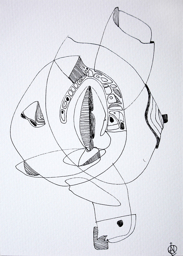 Daniela Tovar Artwork - Colorless Drawings I