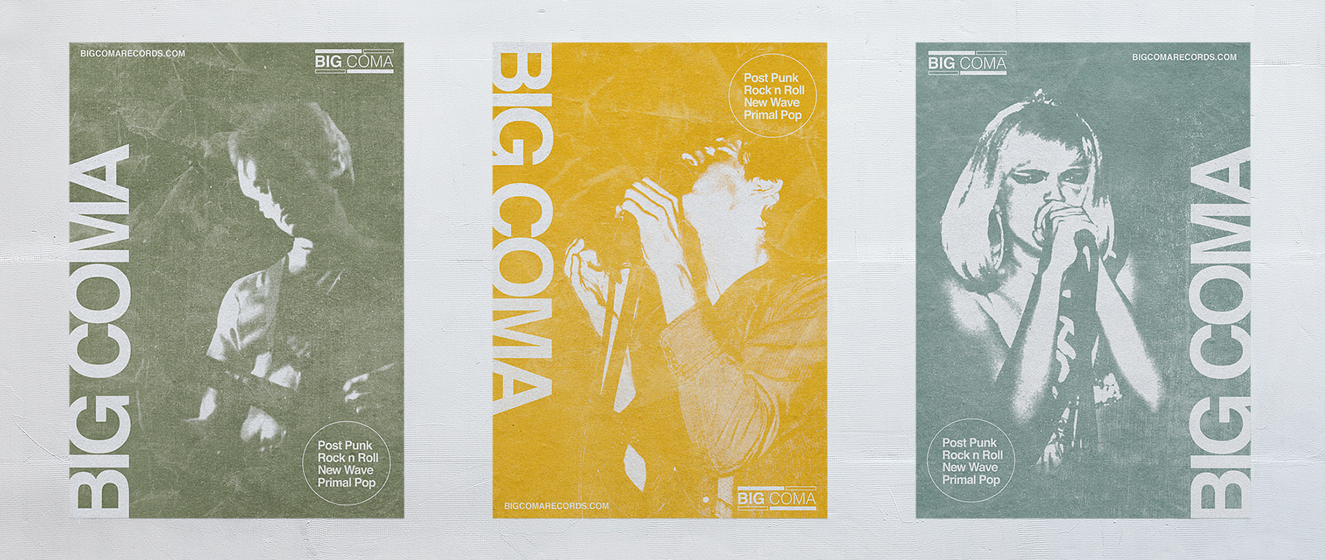 Sam Cronin - "Big Coma" Record Label Identity