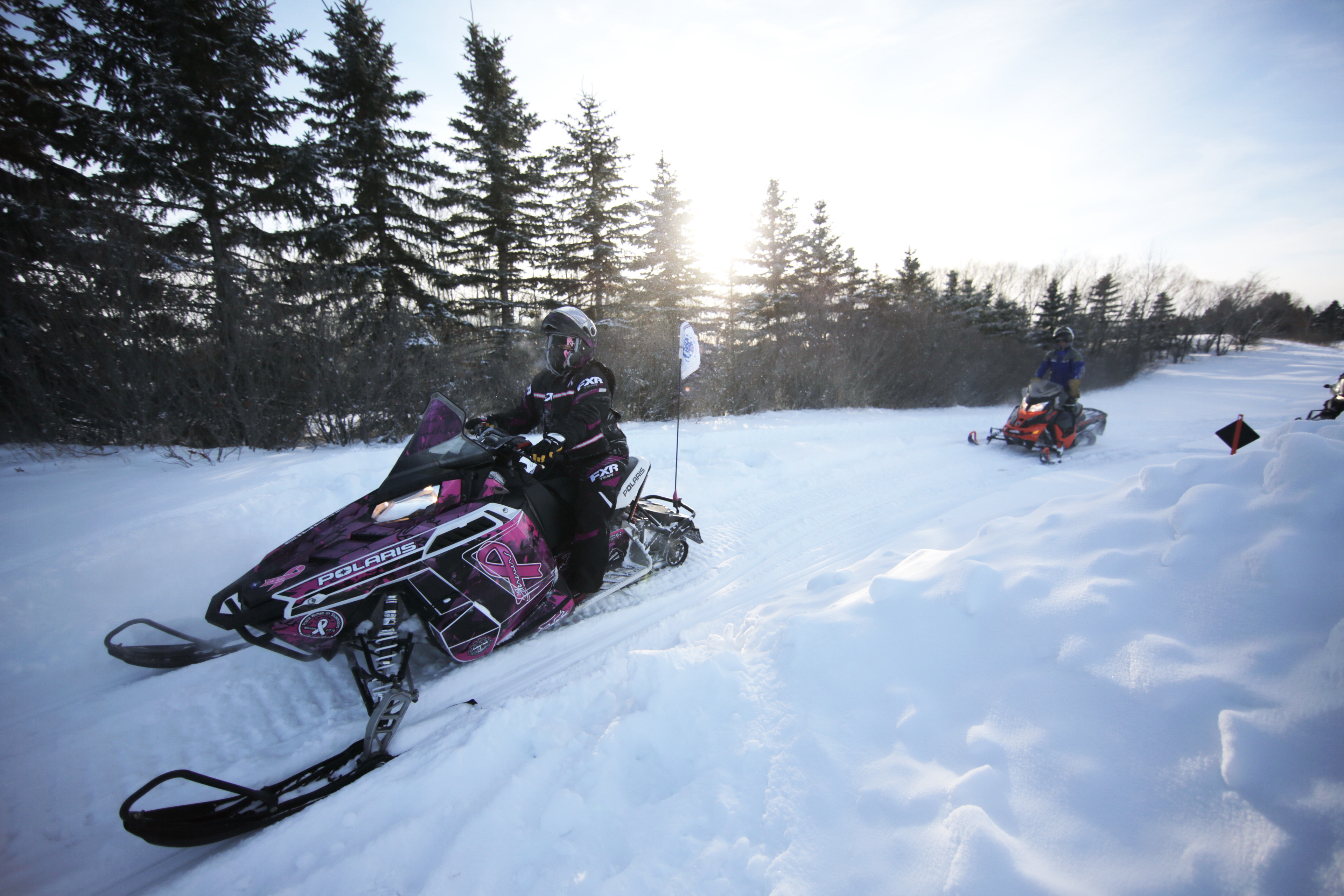 Heidi Atter - Prairie Women on Snowmobiles