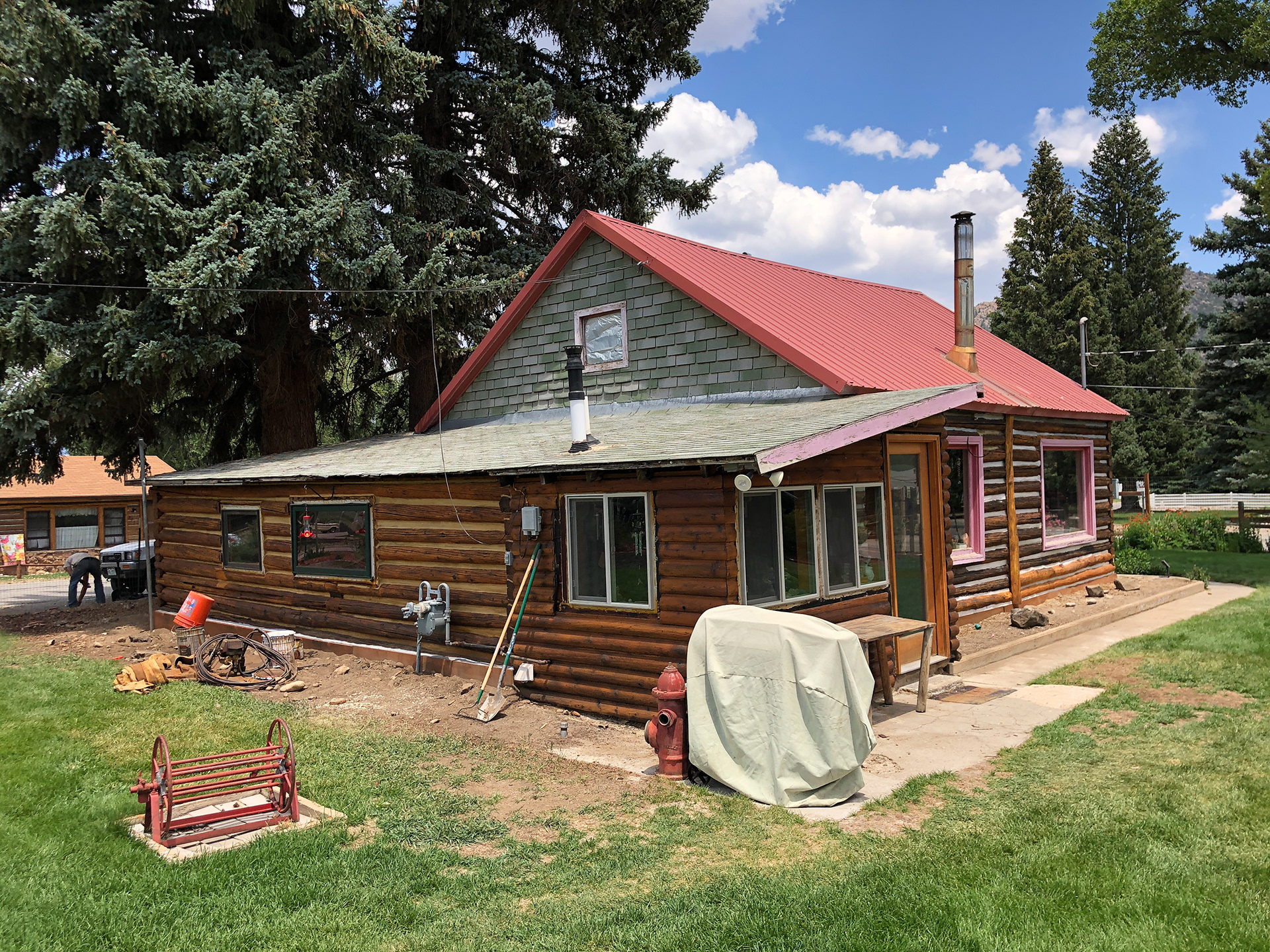 Log Home Restoration Colorado - Old Cabin Restoration Colorado