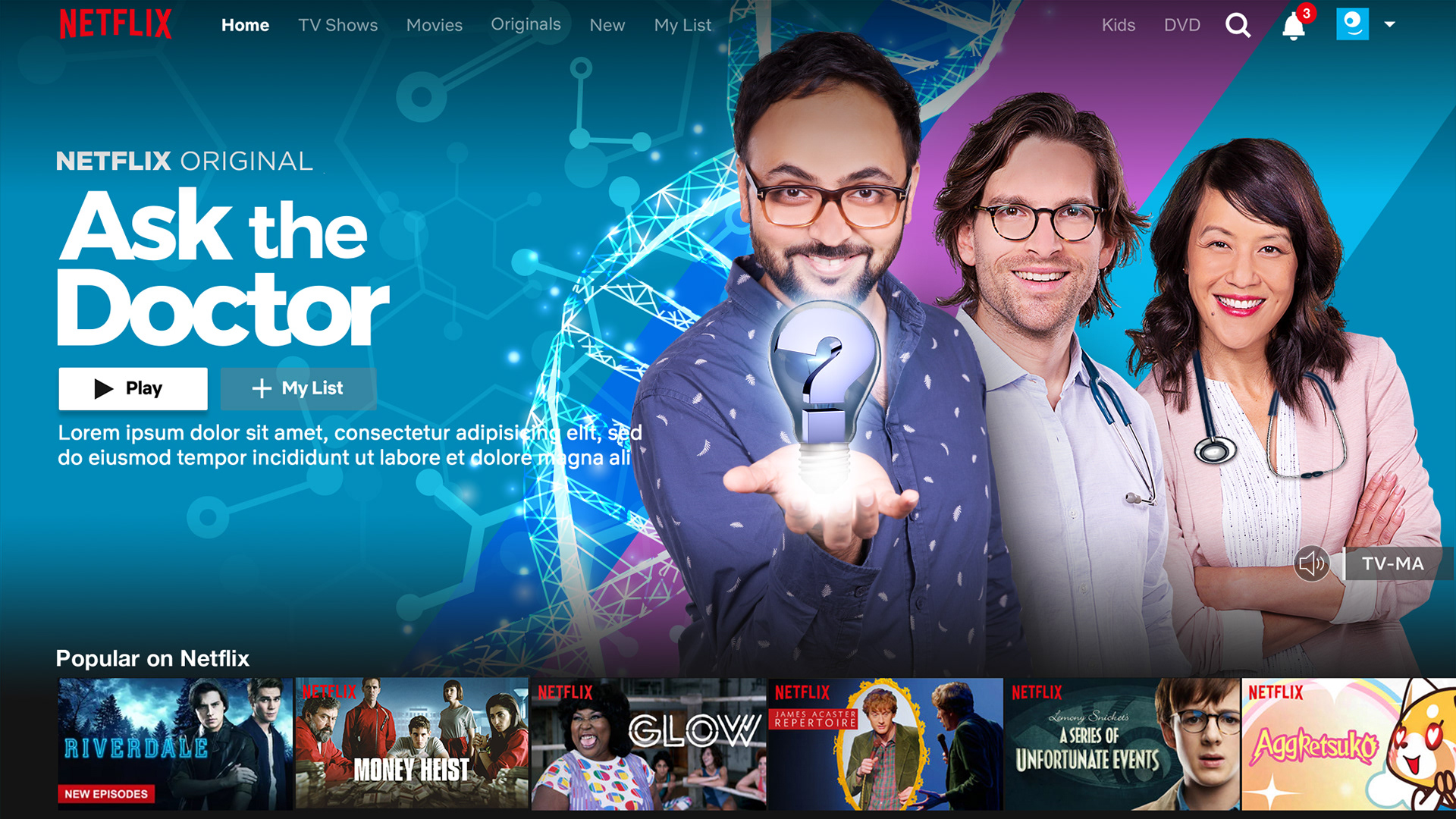 Cutter Cutshaw Design - Ask The Doctor - Netflix