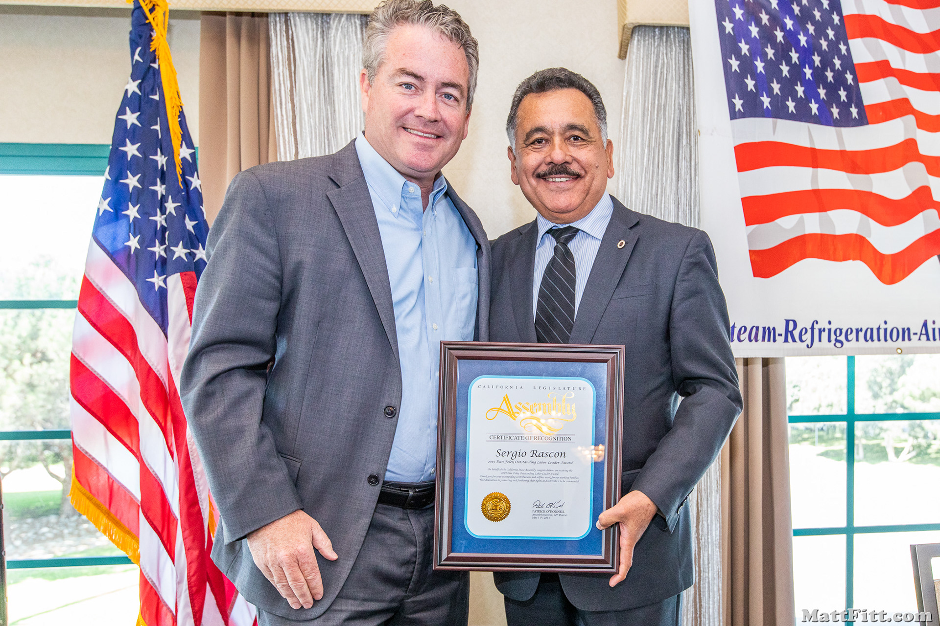 Matt Fitt Photography - SOUTH COUNTY LABOR HONORS SERGIO RASCON (PART TWO)