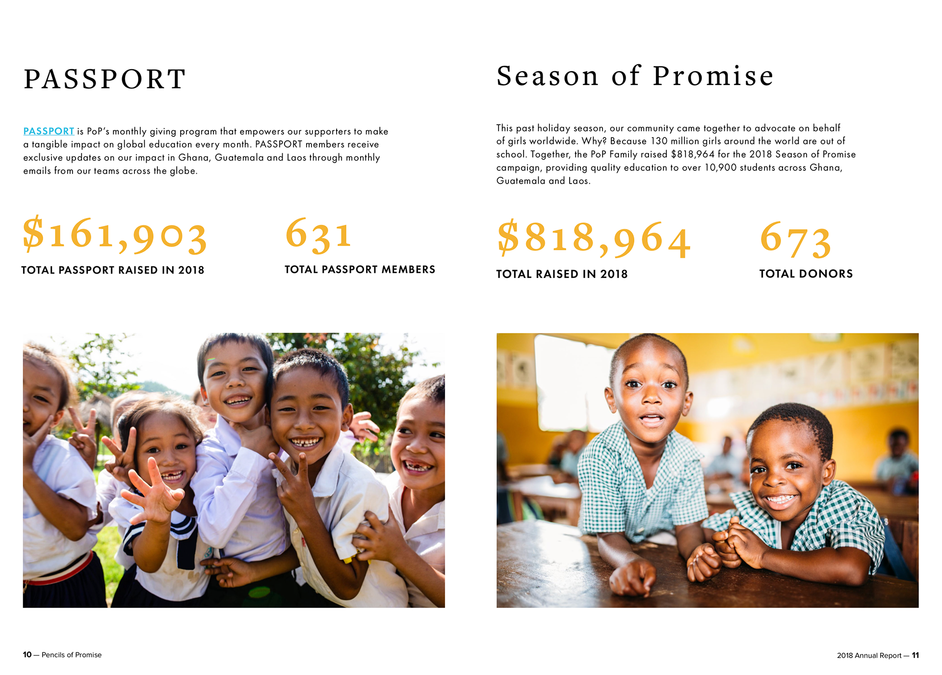 Kelly Mertz - Pencils of Promise | 2018 Annual Report