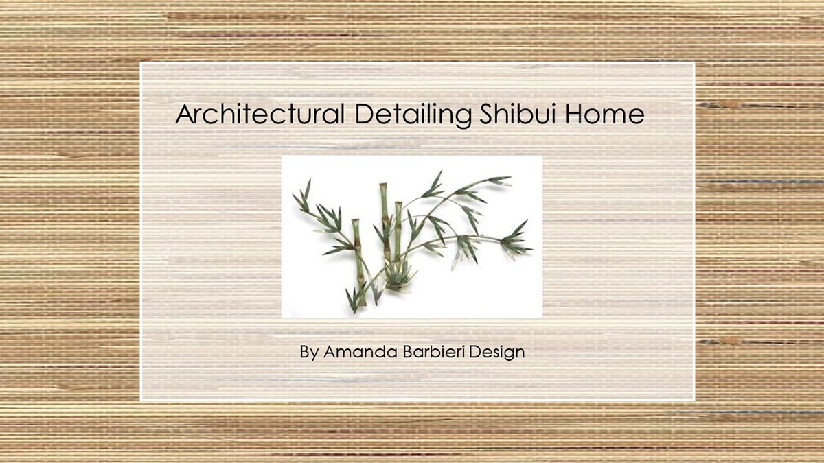 Amanda Barbieri Design - RESIDENTIAL TINY HOME-"Shibui Style"