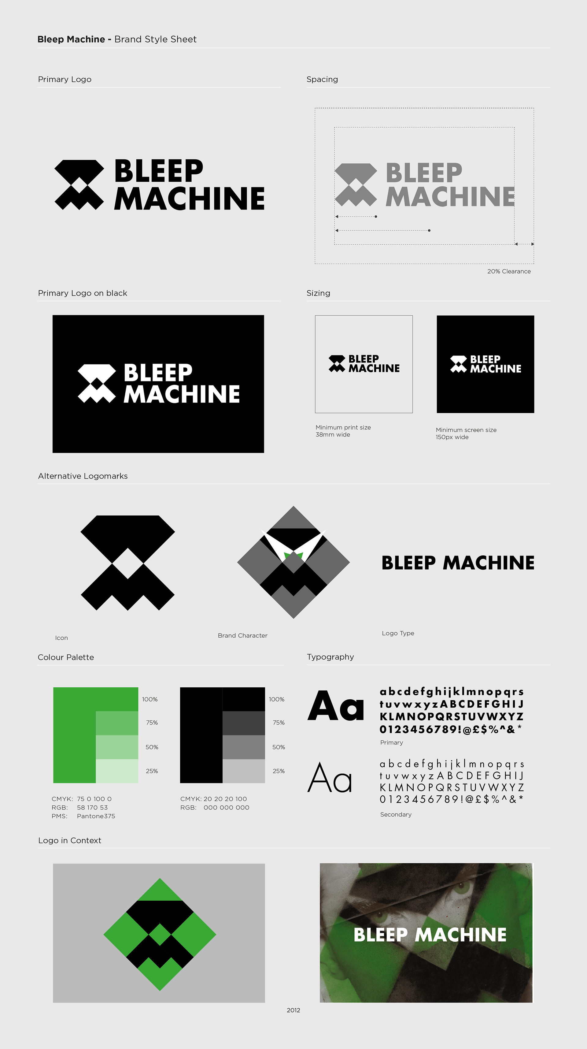 Jimmy Davies Graphic Design - Bleep Machine