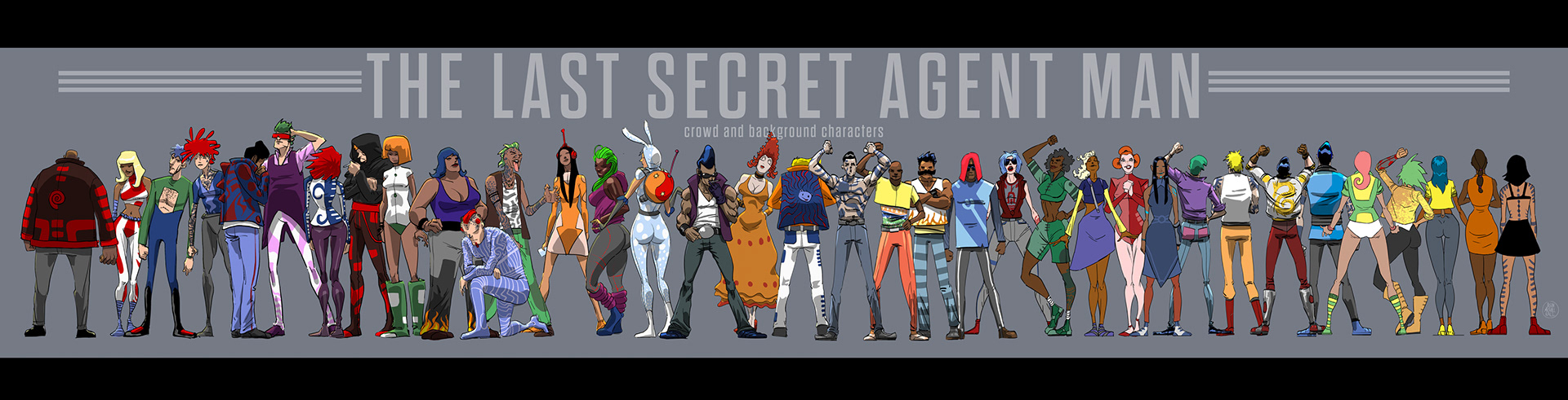 Jason Michael Hall Portfolio - The Last Secret Agent Man - Animated Series