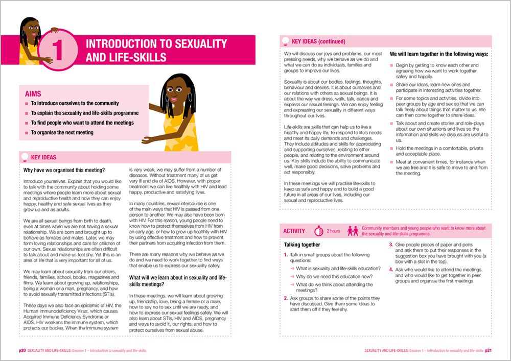 Garry Robson Illustration Sexuality And Life Skills Toolkt