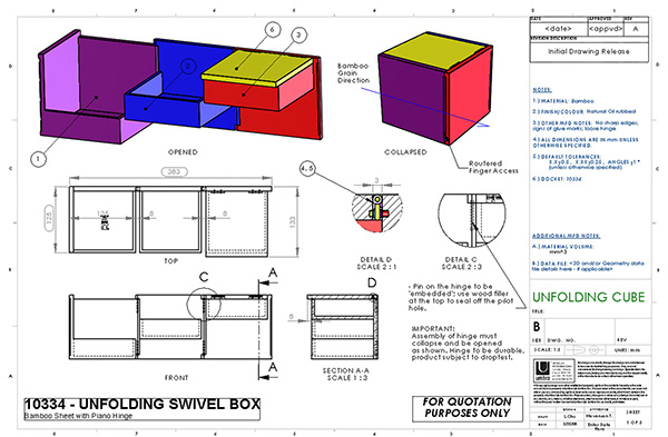 Lawrence Chu Design and Innovation - TUCK Storage Box