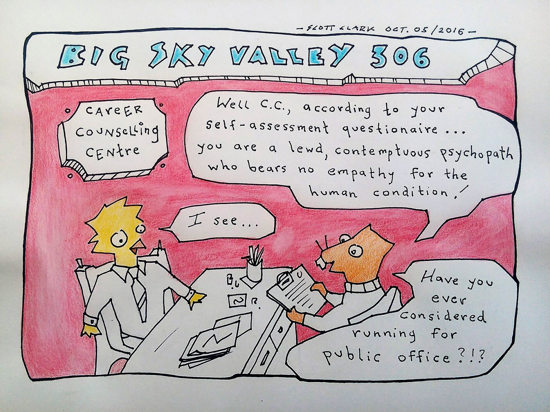 Scott Clark - COMIC ILLUSTRATIONS