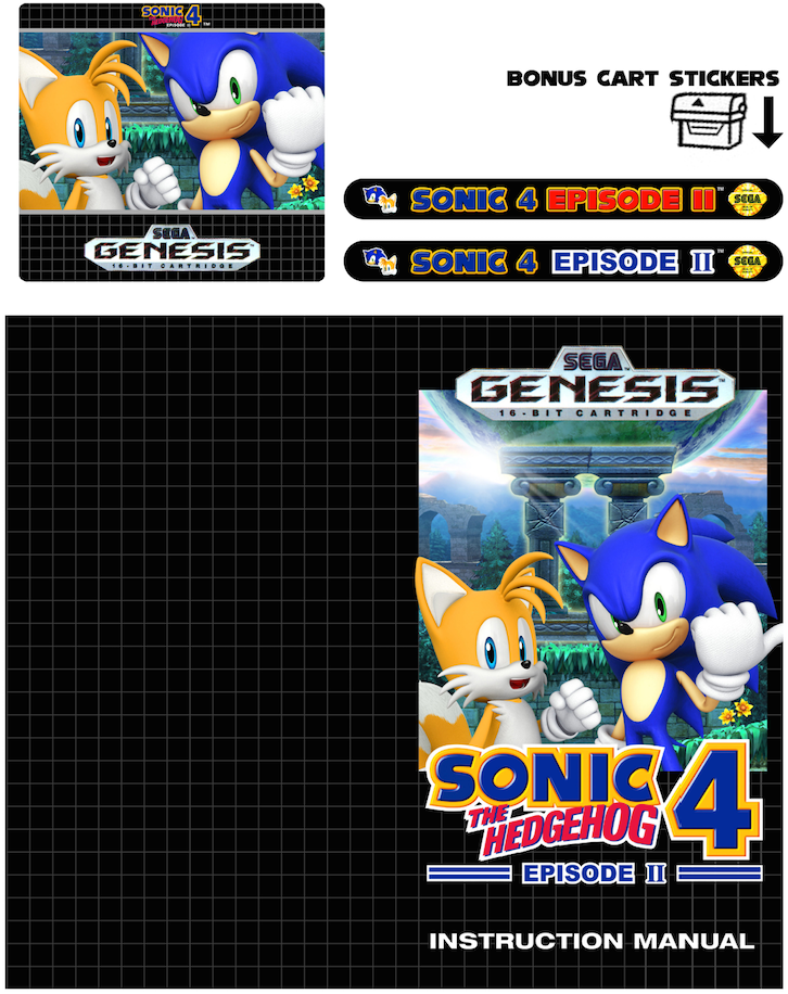 Barry Harmon | Graphic Design - Sonic the Hedgehog 4 SEGA Genesis Cases