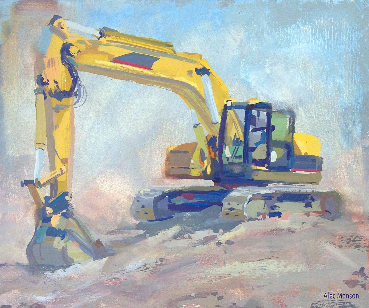 Alec Monson - Gouache Paintings