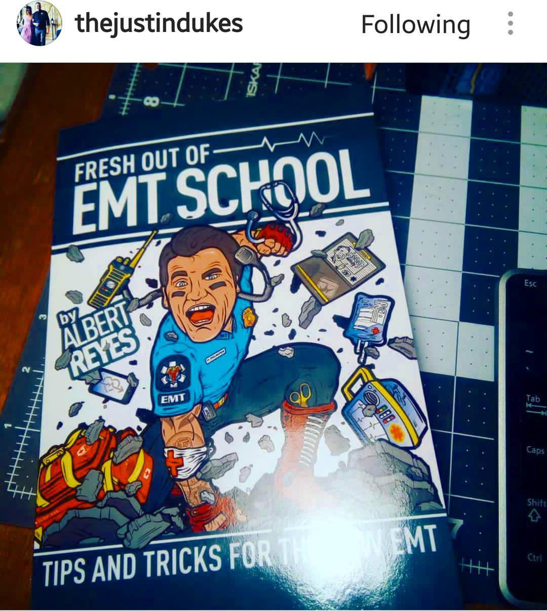 Fragout Design Studios - FRESH OUT OF EMT SCHOOL Book cover ...