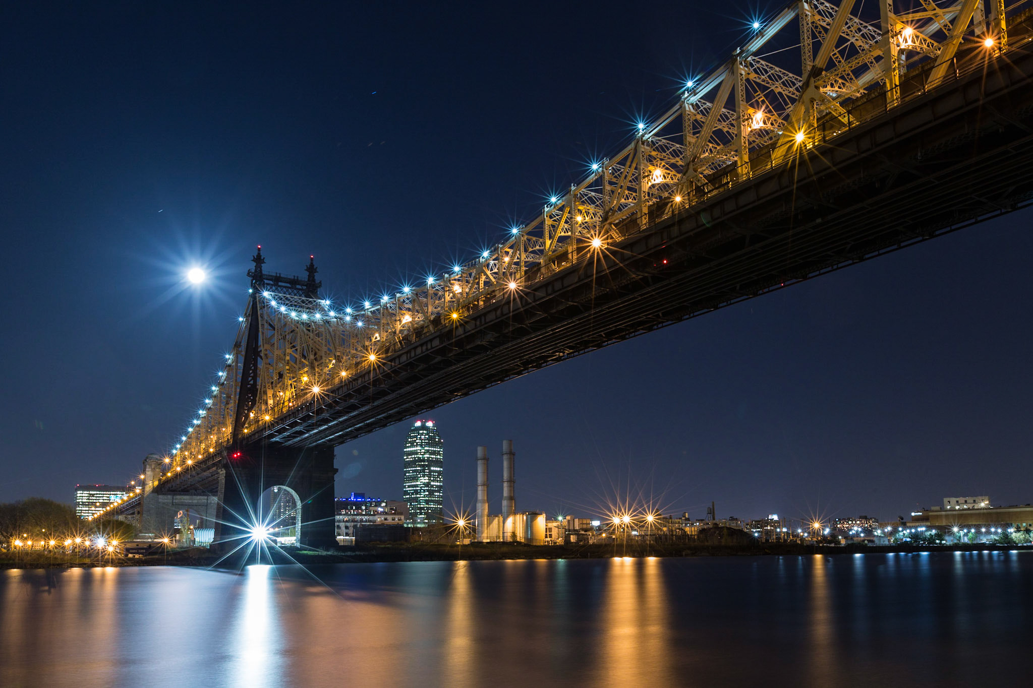 heidger marx photography - New York Bridges at night