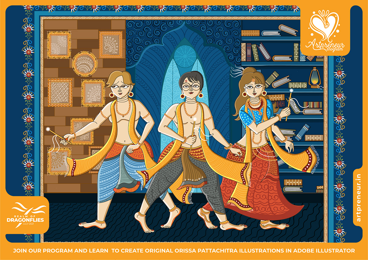 Atma Studios - Branding Studio & Illustration House, Coimbatore, India - 30 Orissa Pattachitra ...
