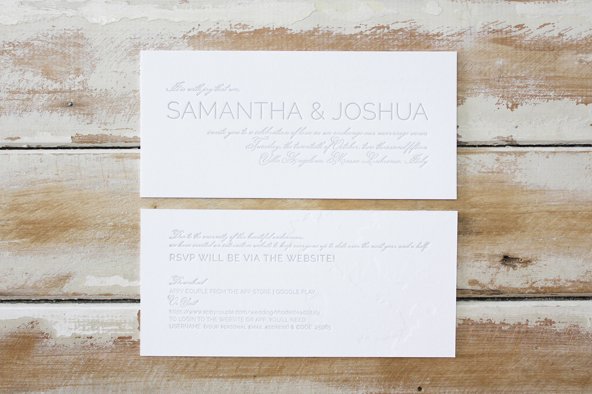 Georgia Mather - Various Letterpress Designs