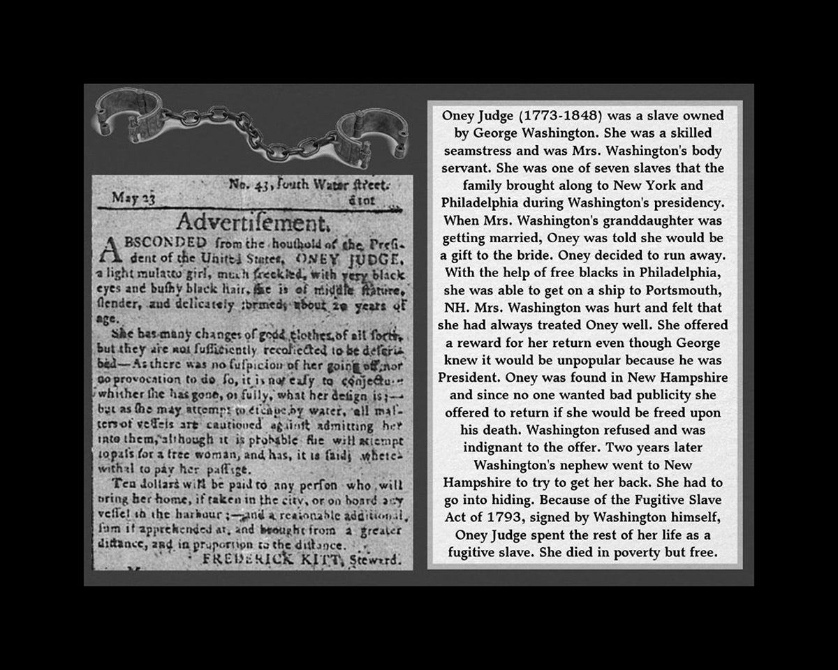 Suffragette City 100 - 02. Oney Judge