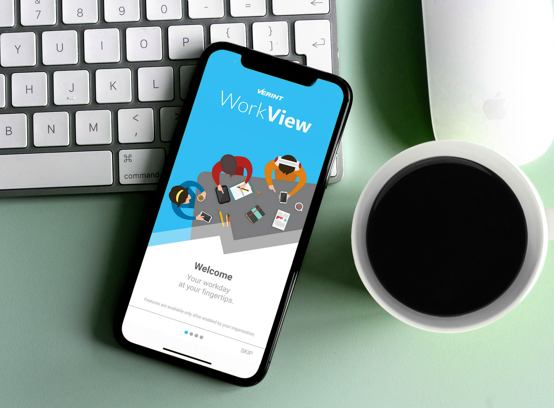 Hila Yosef - Verint WorkView | on boarding app screens