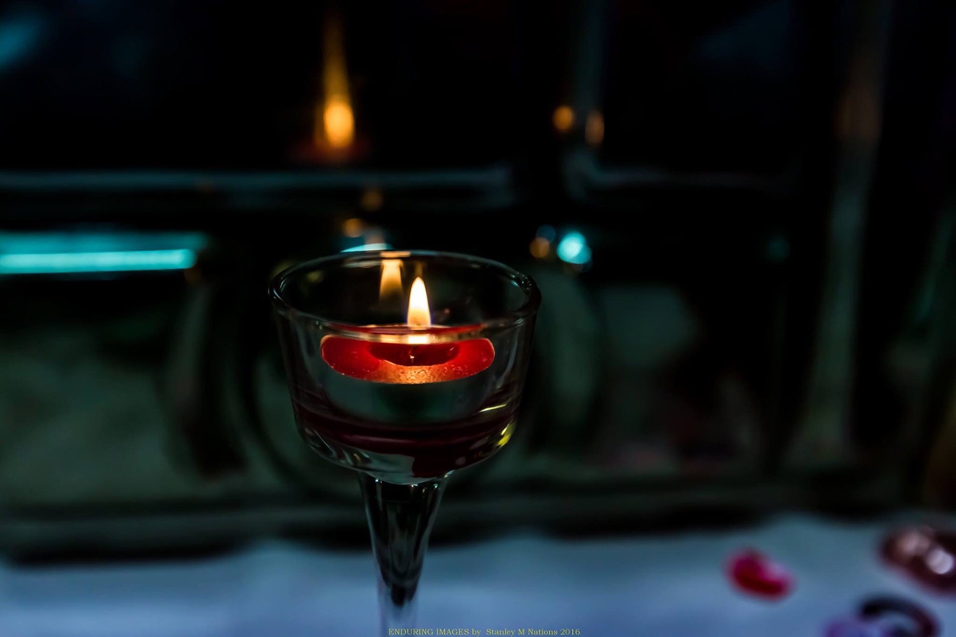 Enduring Images by Stanley Nations - Valentines Flame