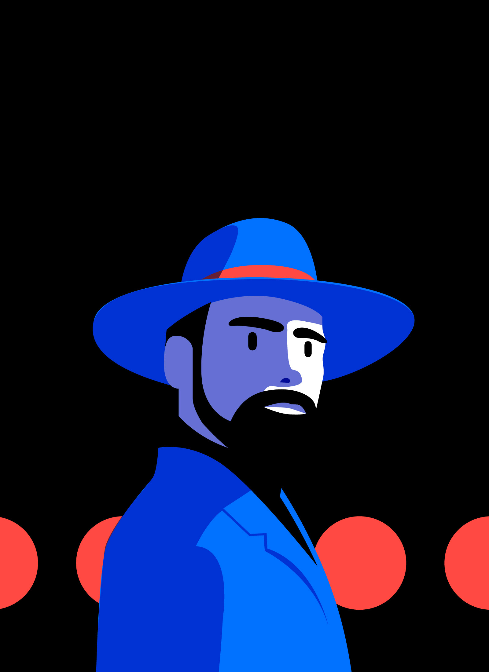 Philippe Nicolas - Illustration & design - Portrait series 02