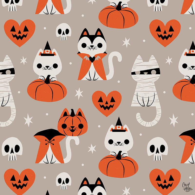 caley hicks - Halloween Kitties
