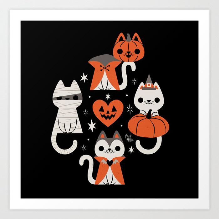 caley hicks - Halloween Kitties