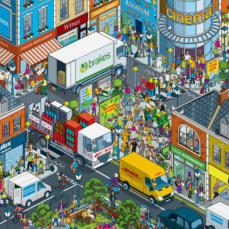Rod Hunt / Illustration and Illustrated Maps - Map Illustrator ...