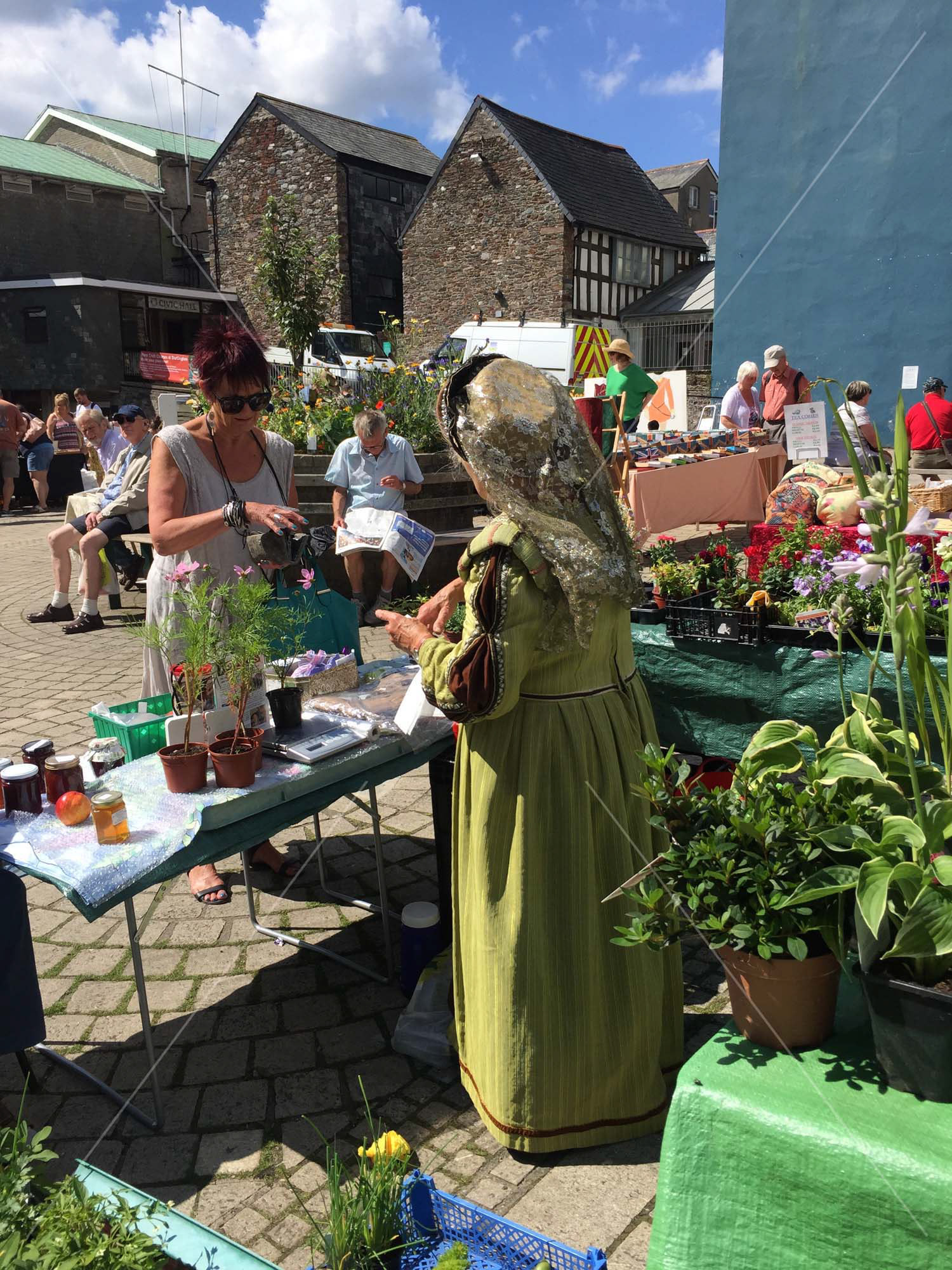Photos of South Devon - Elizabethan Market